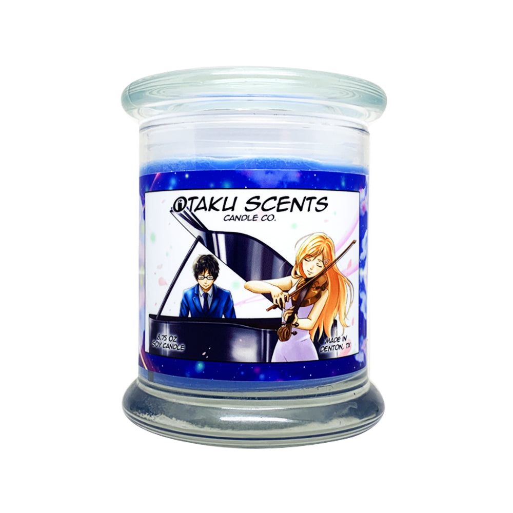Kaori and Kousei - Anime Inspired Soy Candle - Otaku Scents
